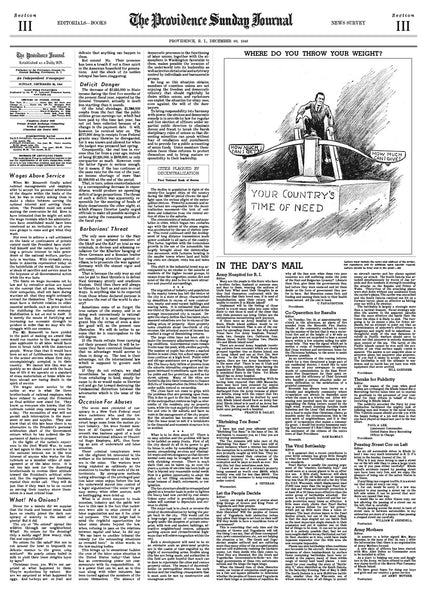 Providence Sunday Journal Replica – The HPLHS Store